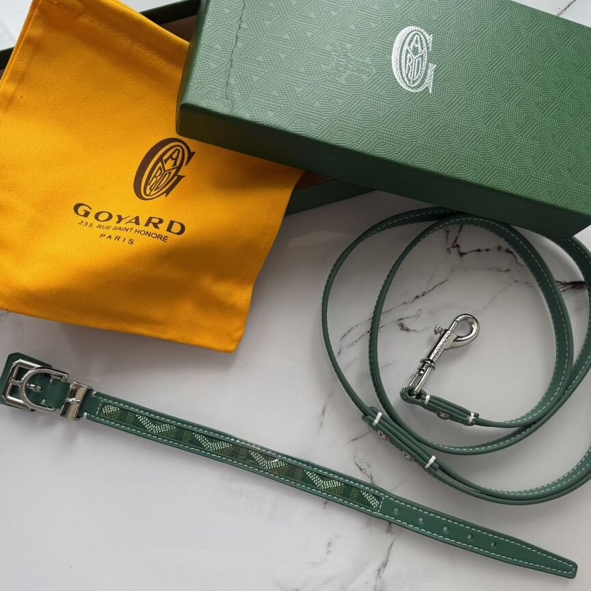 Ошейник поводок для собак кошек goyard