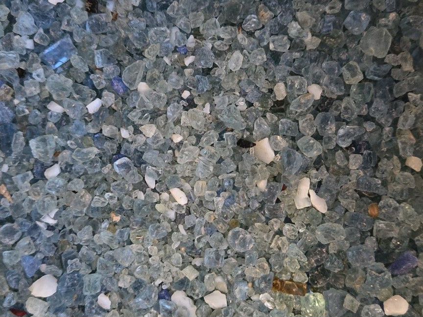 Грунт для аквариума голубой/синий