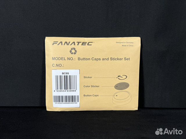 Fanatec Button Caps and Sticker Set. Новый купить в Москве ...