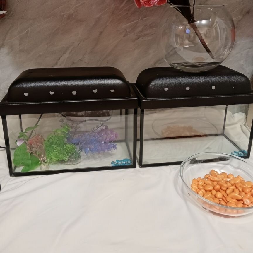 Аквариумы маленькие 7л, 3л