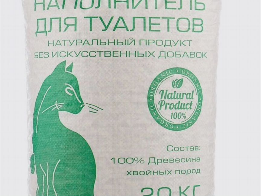 Наполнитель древесный 20 кг