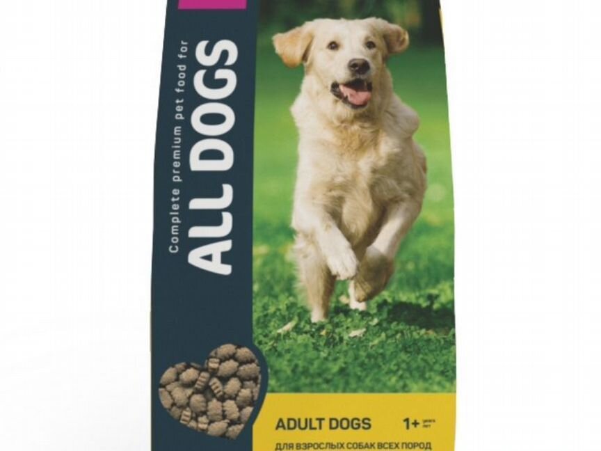 ALL dogs Корм для взрослых собак с Курицей 20 кг