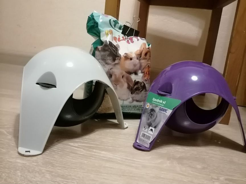 Спутник дом для грызунов + наполнитель