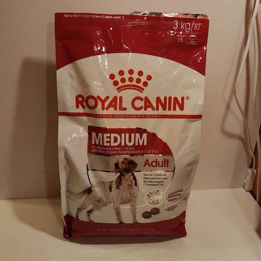 Корм сухой Royal Canin и Siesta неполные