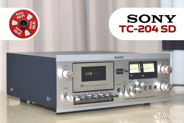 Дека кассетная Sony TC-204 SD купить в Санкт-Петербурге | Электроника ...