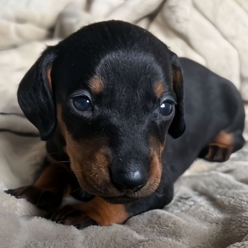 Такса, щенок