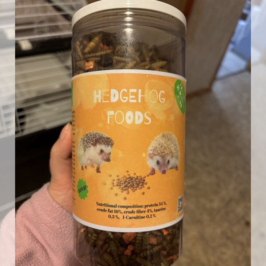 Корм для ежей