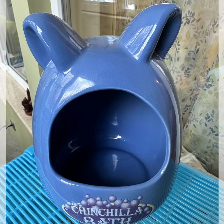 Купалка для шиншилл керамическая