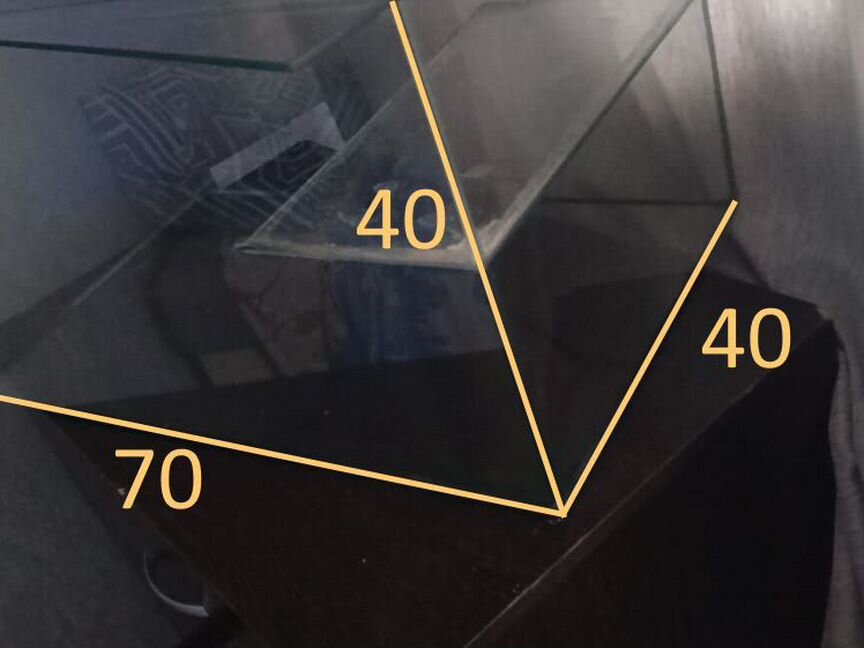 Аквариум на 102 литра с островком и фильтром