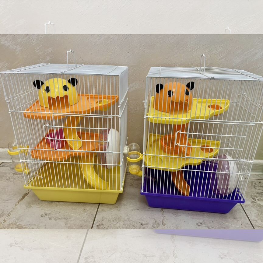 Клетки для мелких грызунов, новые
