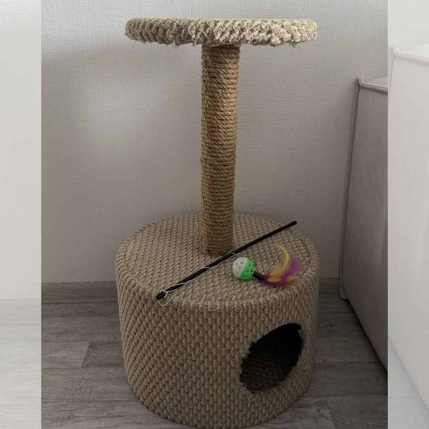 Когтеточка домик для кошки