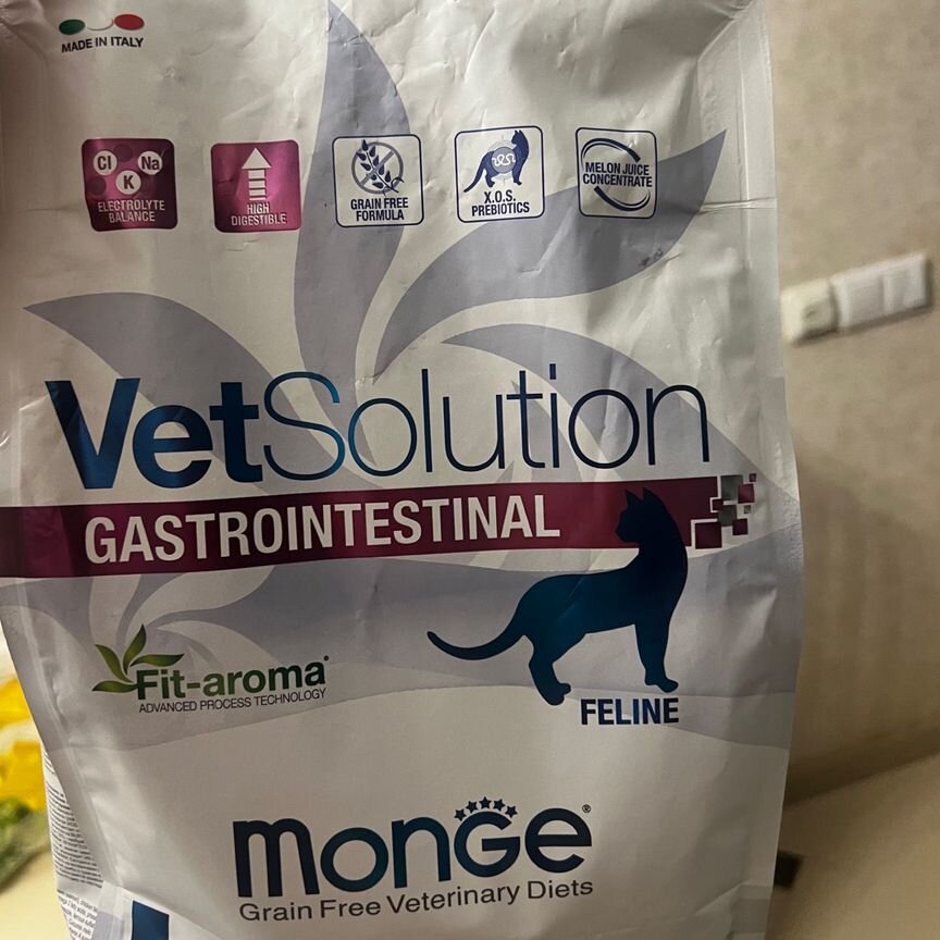 Корм для кошек monge gastrointestinal