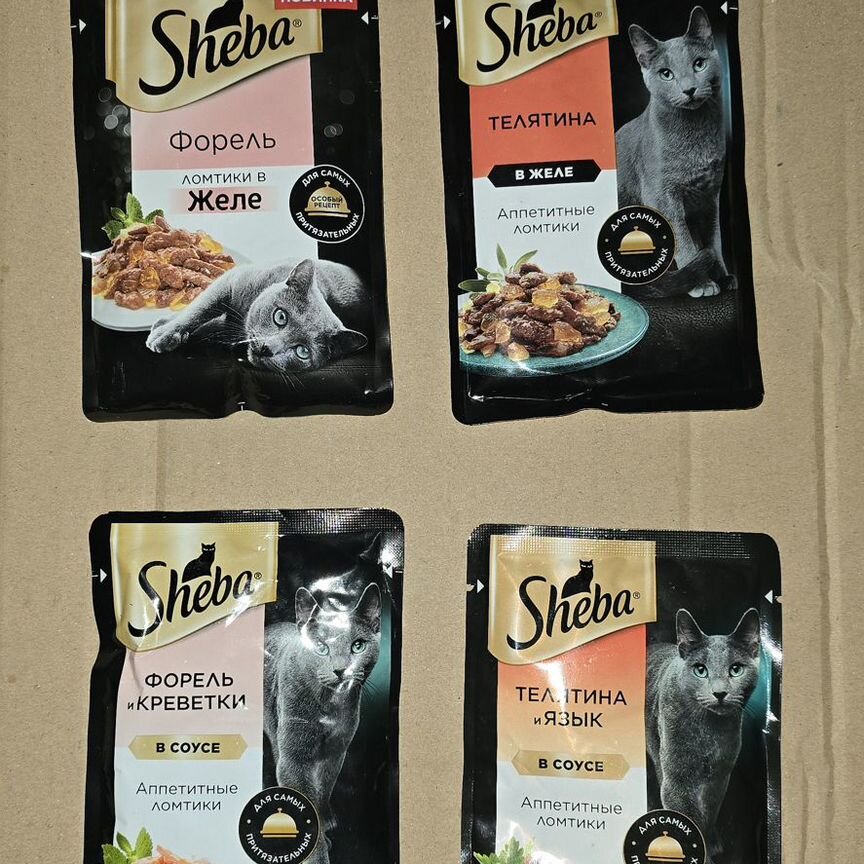Влажный корм для кошек sheba