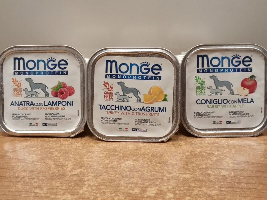 Monge влажный корм для собак и кошек