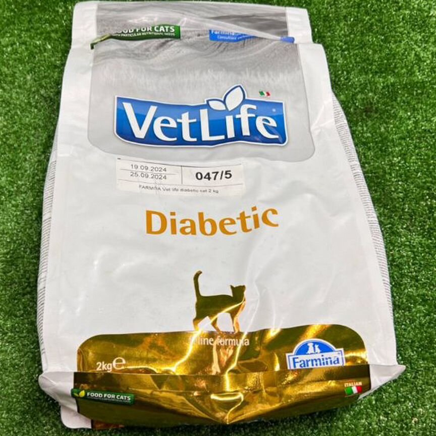 Корм для кошек Farmina VetLife Diabetic 2 kg