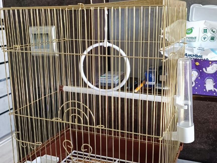 Клетка для попугая, высота 40 см