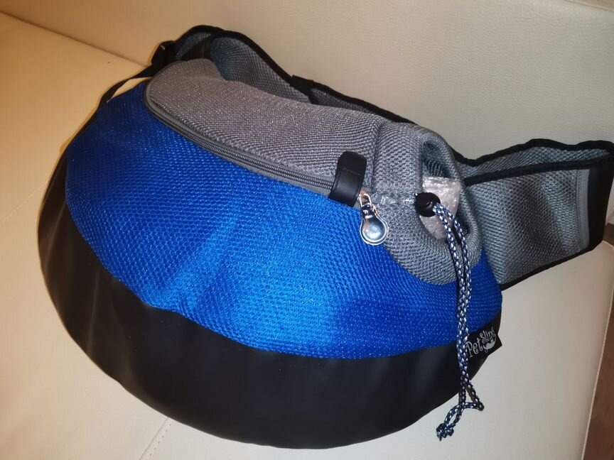 Слинг-переноска Crazy Paws 13х23х42 синий