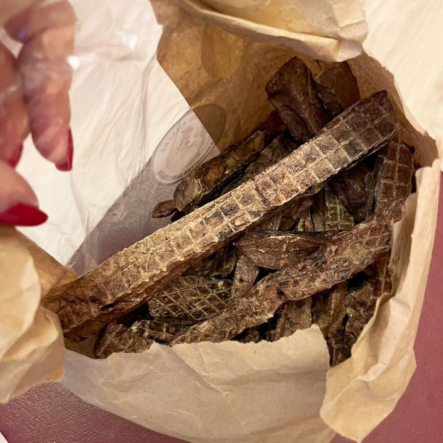 Легкое сушеное лакомство для собак