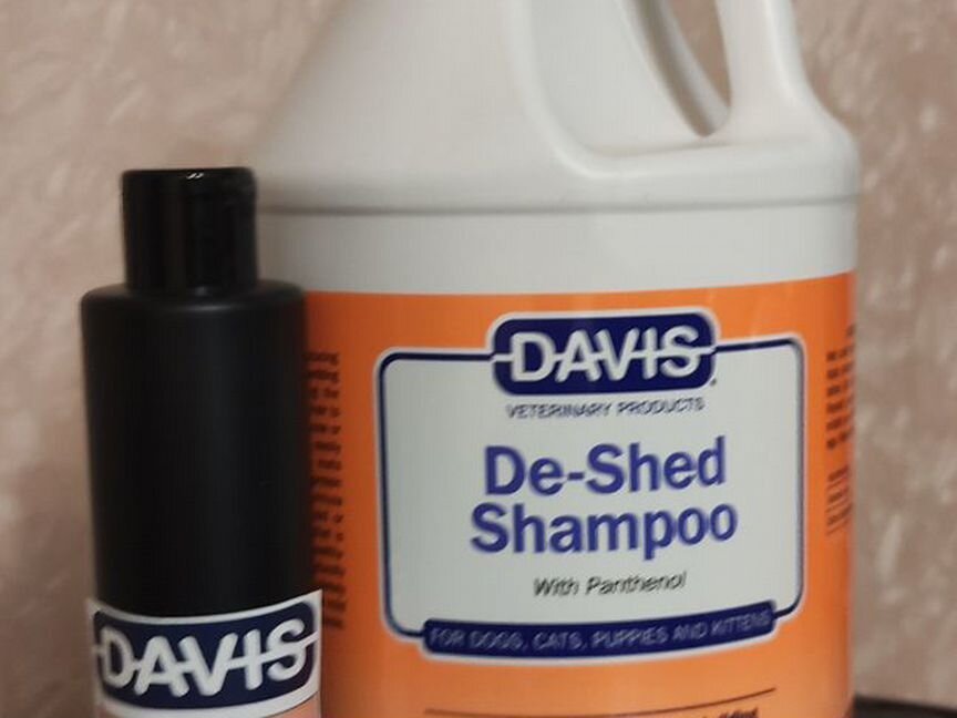 Davis de-shed 0.25 л. шампунь для собак