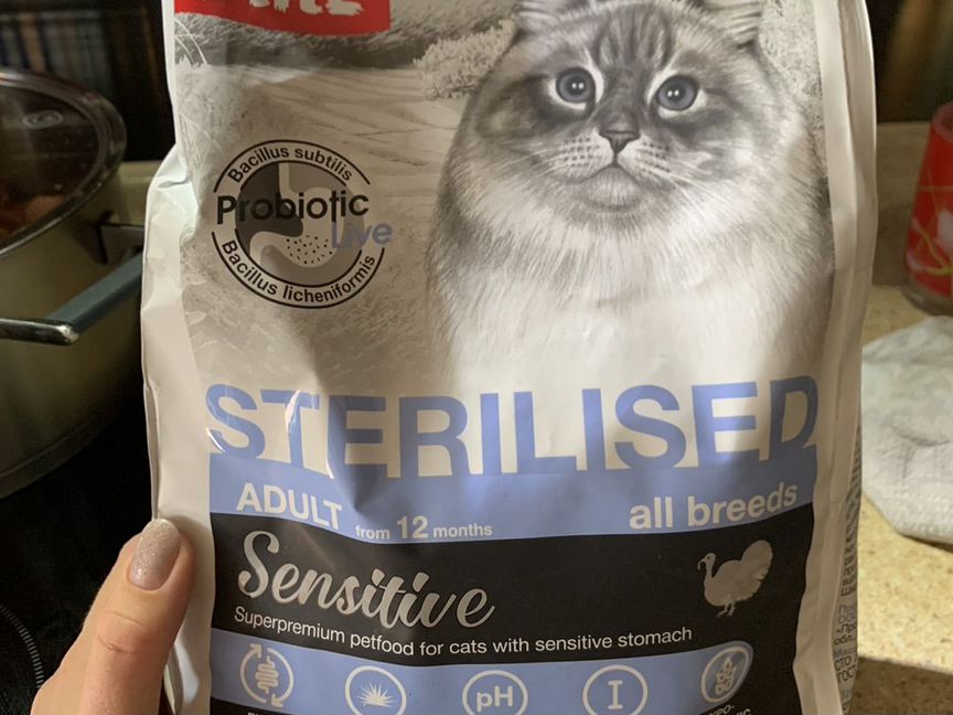 Корм сухой для кошек blitz