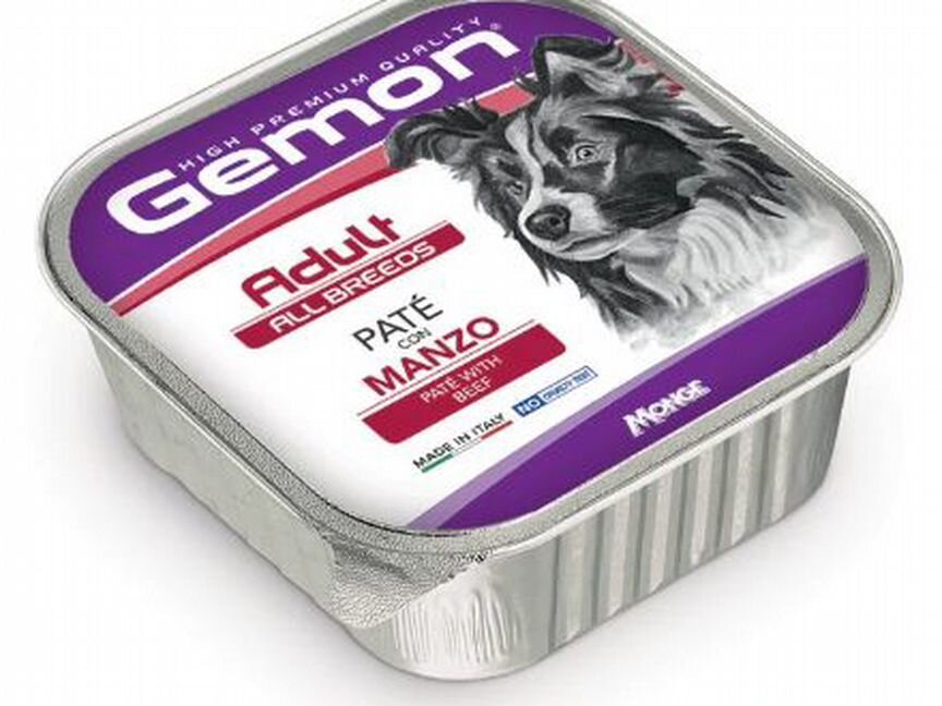 Gemon Dog Adult Pate (Говядина) 150 гр