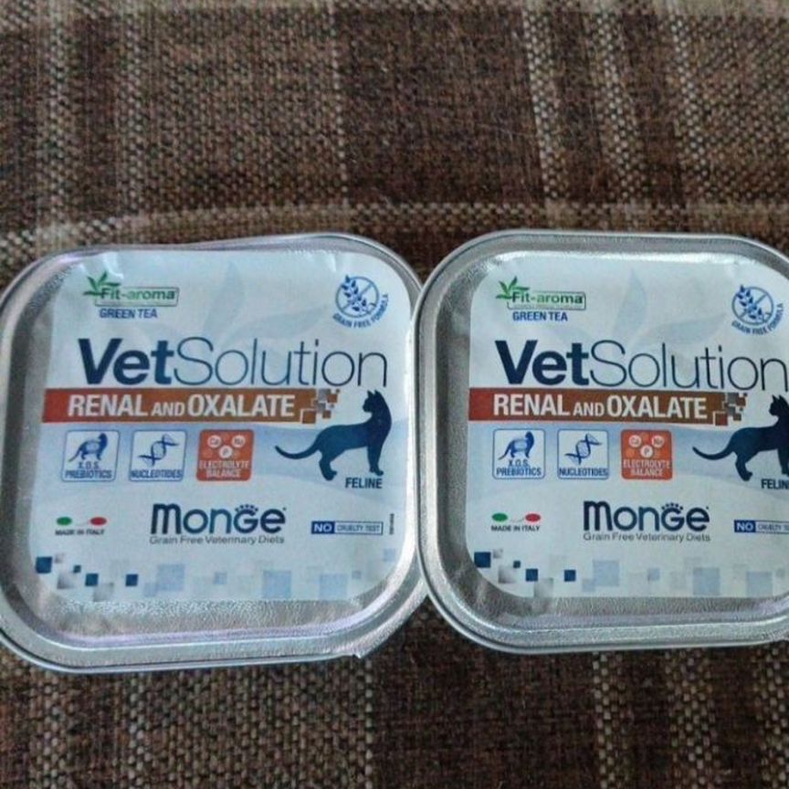 Monge renal для кошек 3 штуки