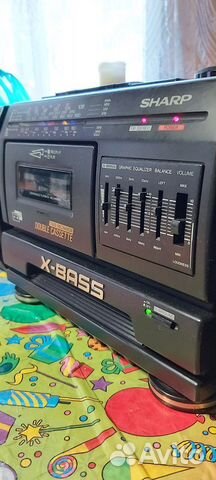 Магнитола sharp WF-T380H купить в Красноармейске | Электроника | Авито