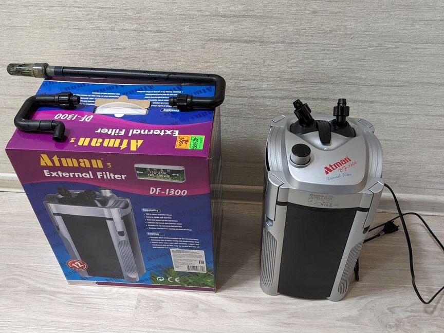 Внешний аквариумный фильтр atman df-1300
