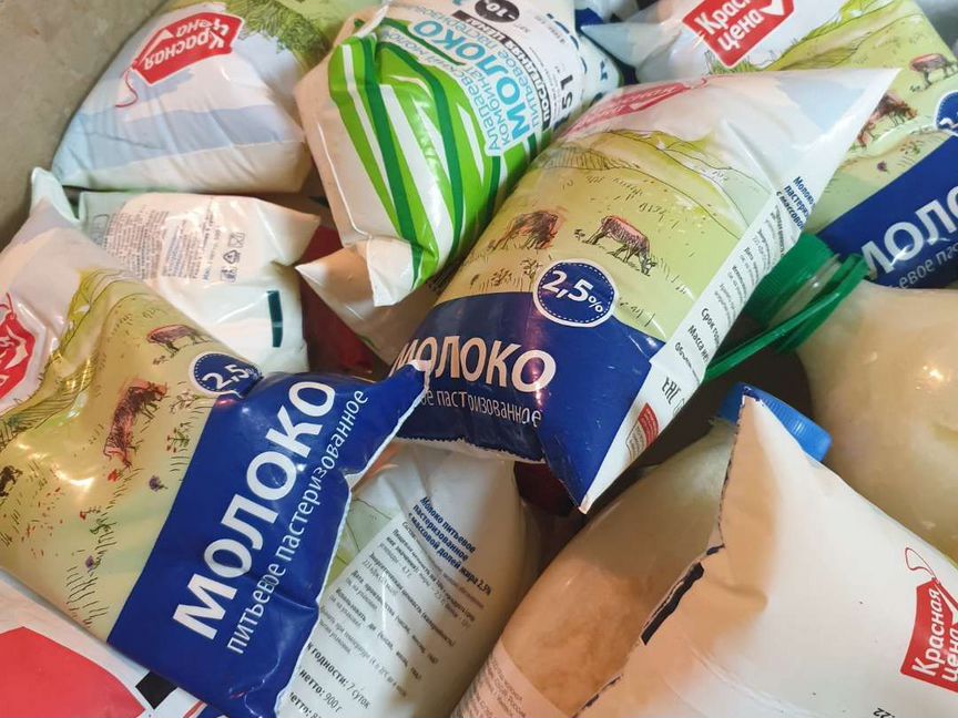 Молоко на корм для животных