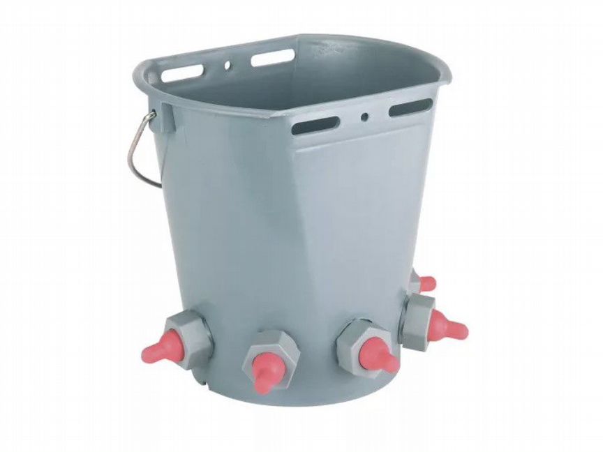 Ведро для кормленоя ягнят и козлят 5 сосок Германи