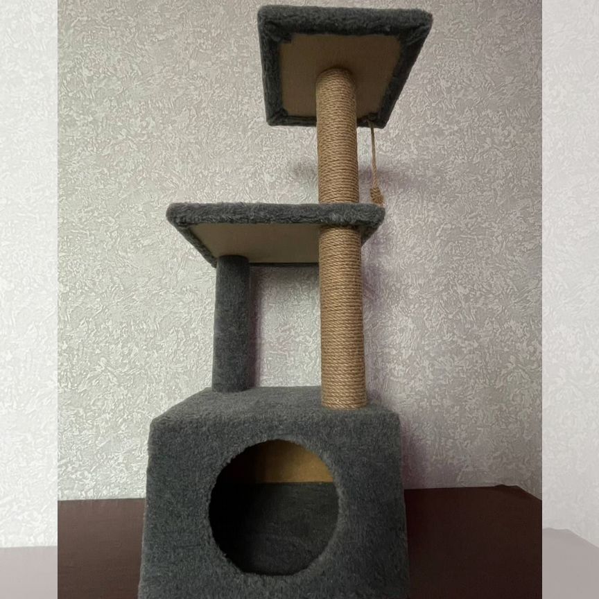 Когтеточка домик для кошки новый