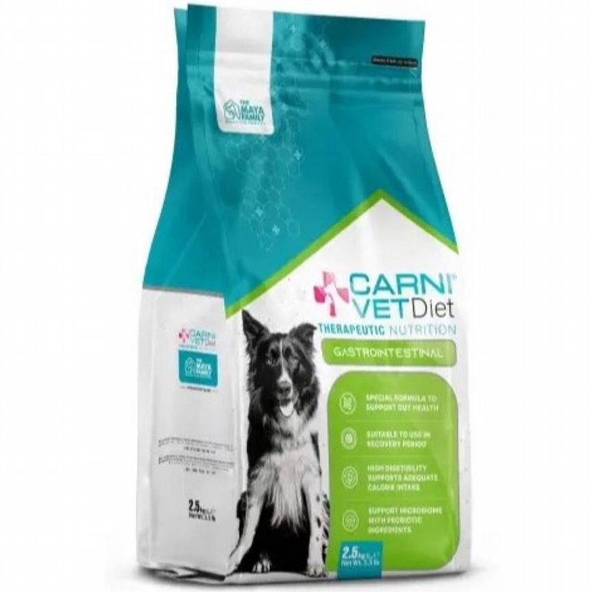 Сухой корм carni Vet Diet Dog Gastrointestinal для собак при расстройствах жкт