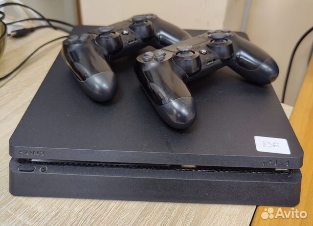PS4 Slim 500gb 2 джойстика купить в Екатеринбурге | Электроника | Авито