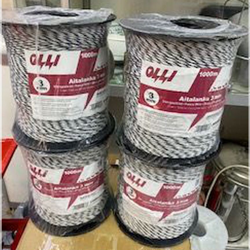 Провод 1000 м. Olli для электропастуха 3 мм.5 жил