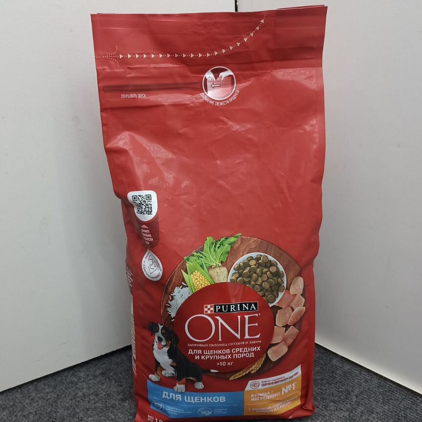 Сухой корм для щенков Purina One, 1.8кг