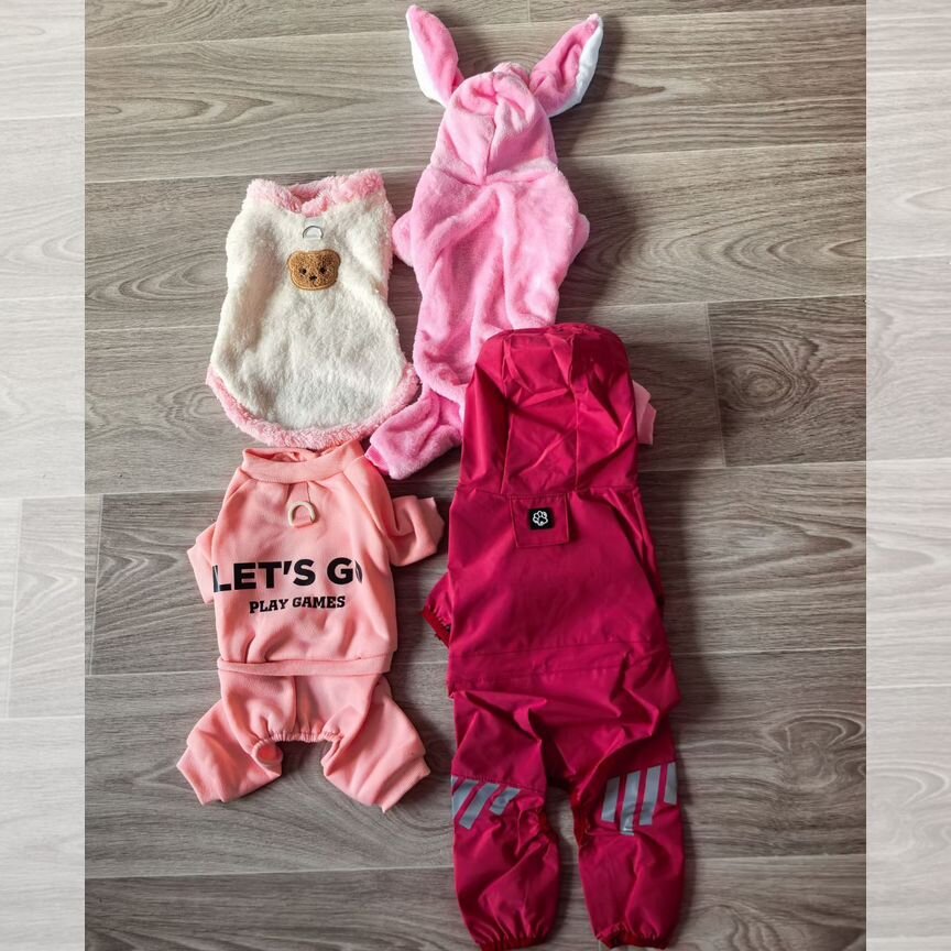 Одежда для собак дождевик комбинезоны новые