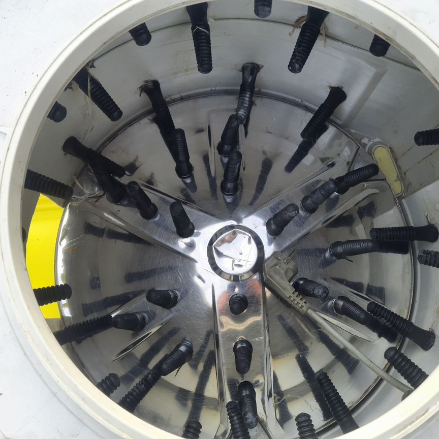 Перосъемная машина самодельная