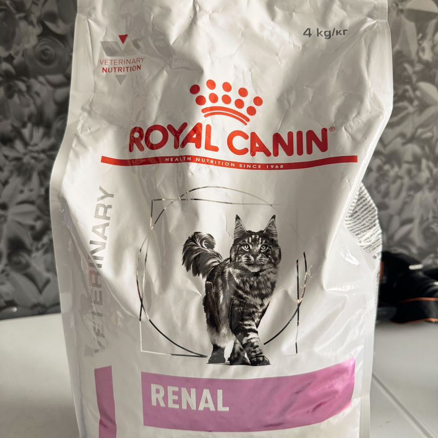 Корм для кошек royal canin renal 4 кг
