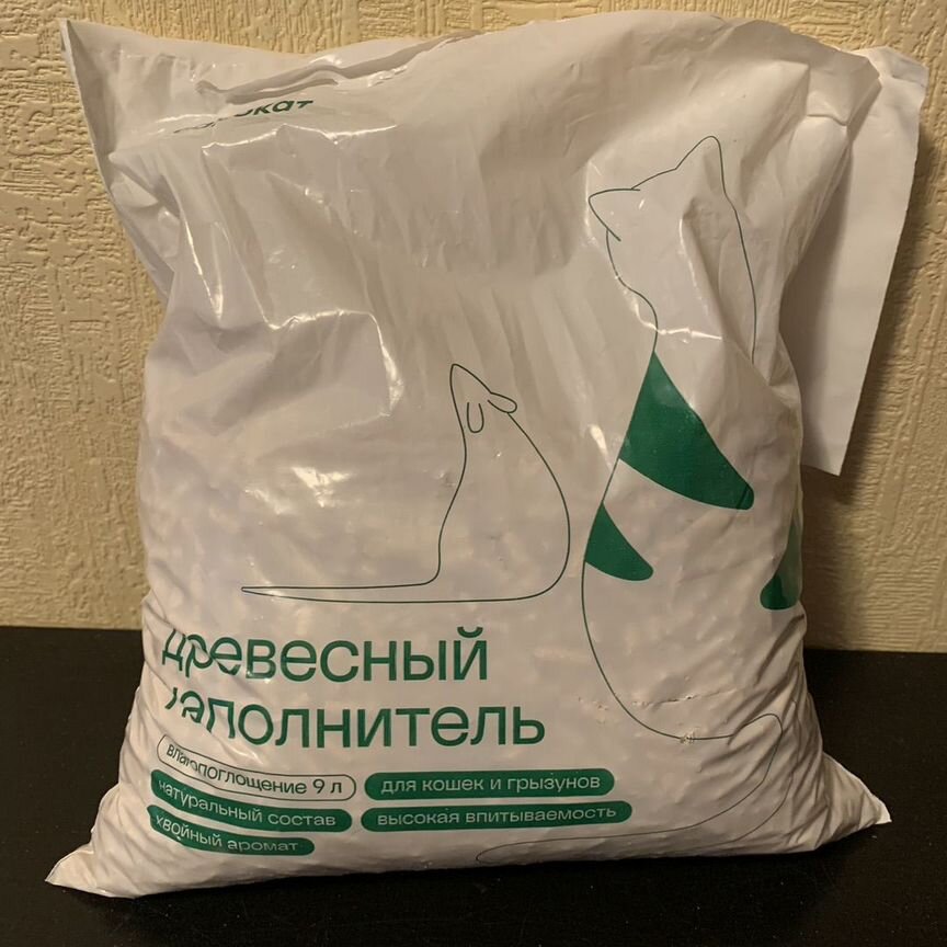 Наполнитель древесный 3 кг