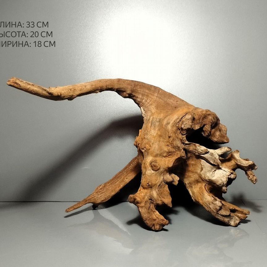 Коряга мангровая для аквариума 33*18*20 вк17