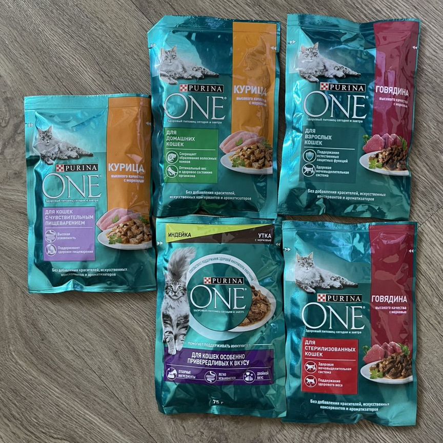 Корм для кошек purina one влажный