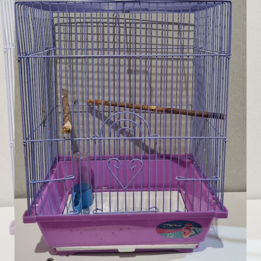 Клетка для попугая и гнезда