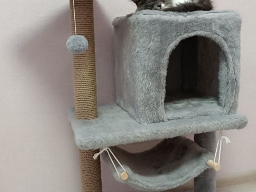 Домик для кошки с когтеточкой бу