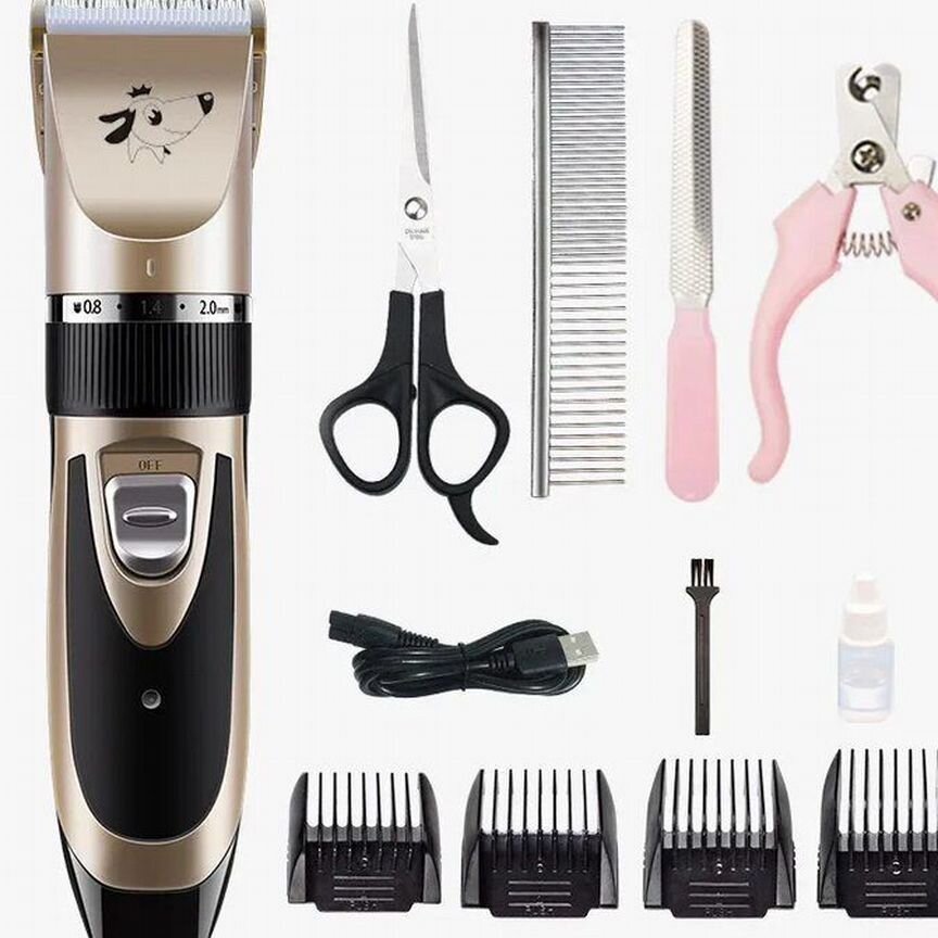 Машинки для стрижки животных с аккумулятором