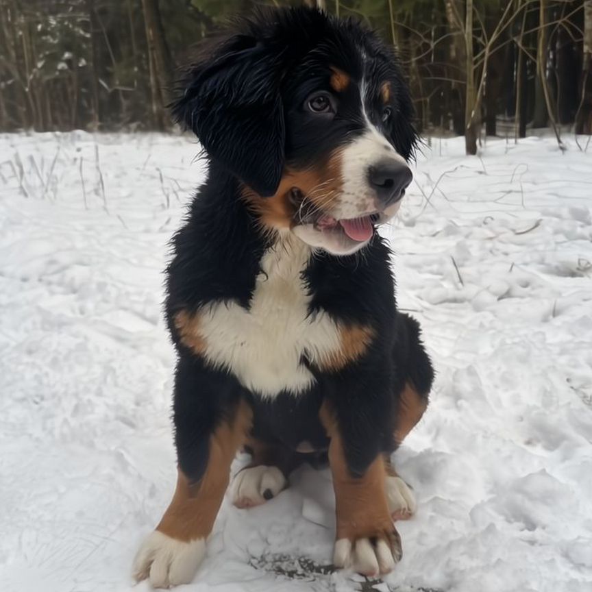 Бернский зенненхунд, щенок