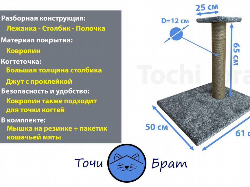 Когтеточка для кошек. Анна
