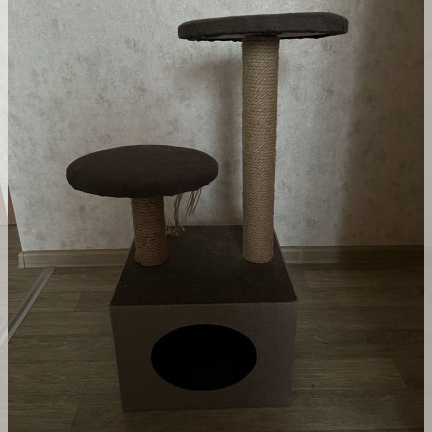 Когтеточка домик для кошки