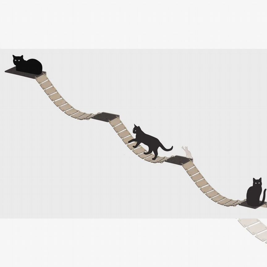 Настенный игровой комплекс для кошки