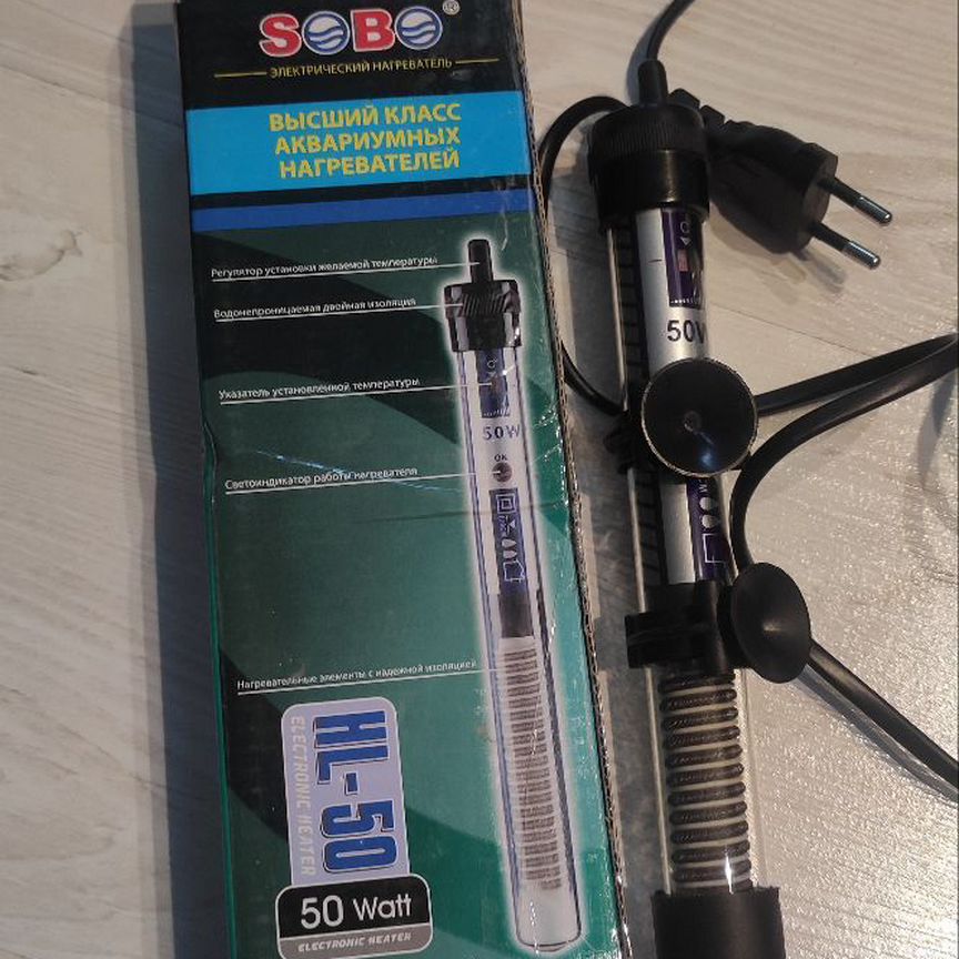 Нагреватель для аквариума sobo "HL-50W"