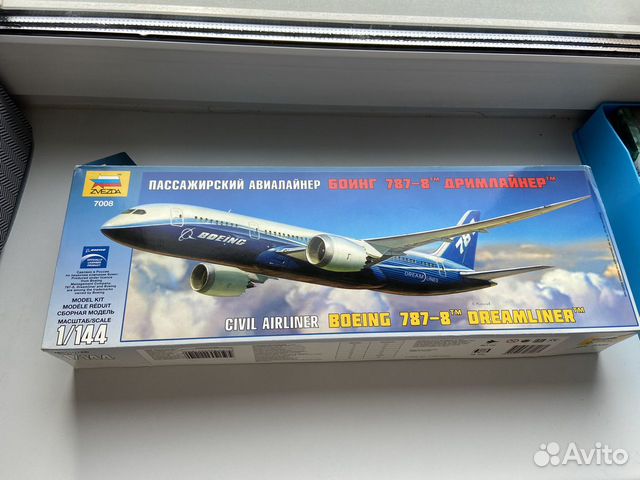 Zvezda 7008 «Boeing 787-8» купить в Домодедово | Хобби и отдых | Авито